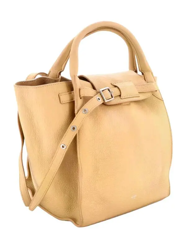 Celine Big Bag Grained Calfskin Small Satchel - Neutrals