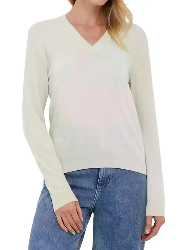 BENETTON V-neck Sweater - Neutrals