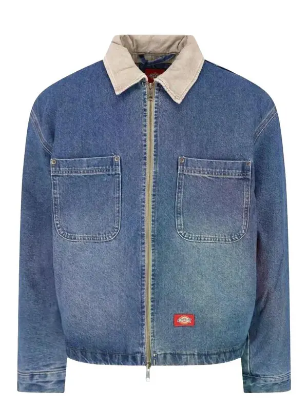 Dickies Corduroy-collar Denim Jacket - Blue