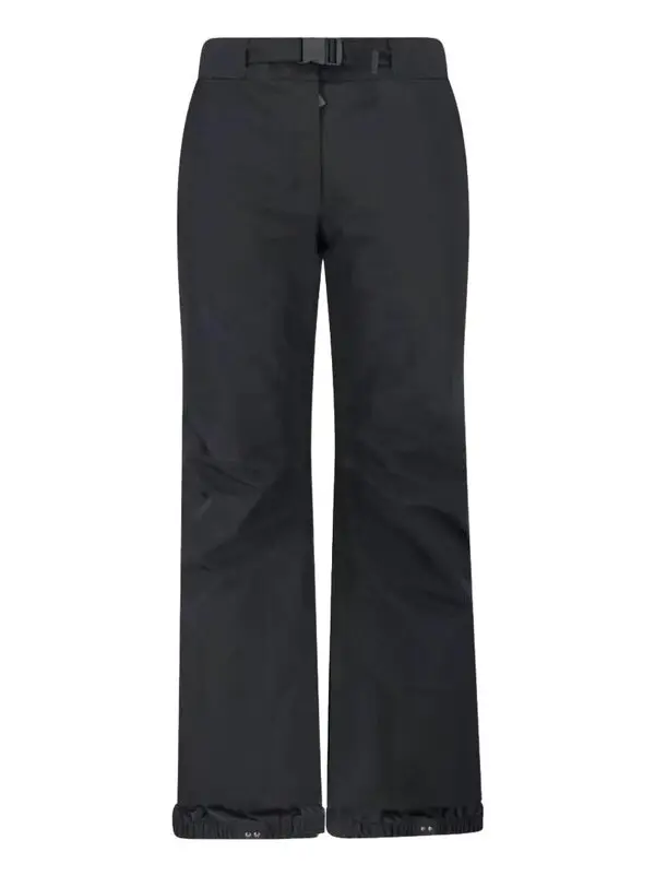 Moncler Belted Logo-print Ski Pants - Black