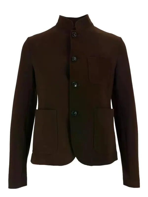 CIRCOLO 1901 Four-button Slim-fit Jacket - Brown