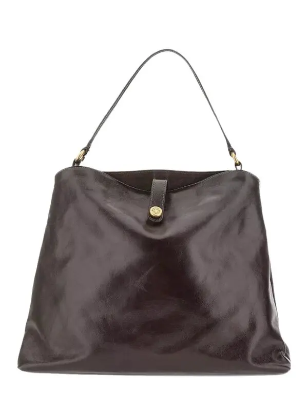 GIANNI CHIARINI Large Fiona Leather Tote Bag - Brown