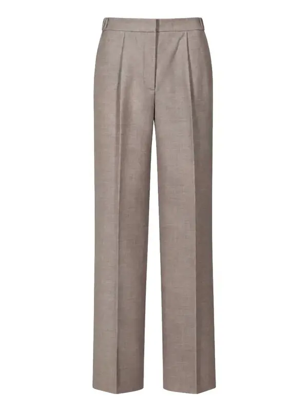Antonelli Firenze Silvio Belted Pleated Trousers - Grey