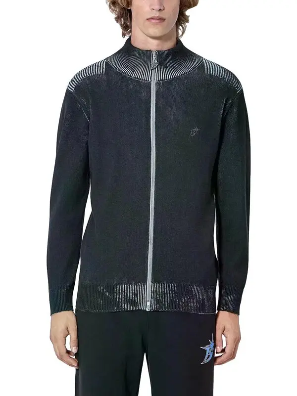 BOTT Zip-up Knit Cardigan - Grey