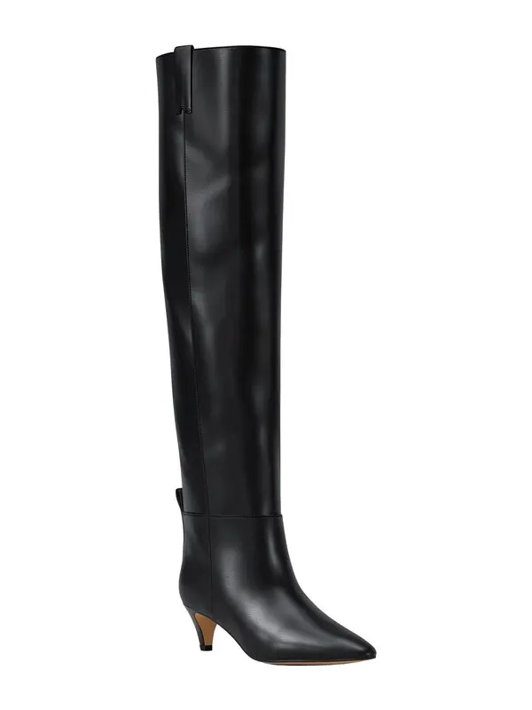 Michael Kors Daniela Leather Boot In Size By - Black