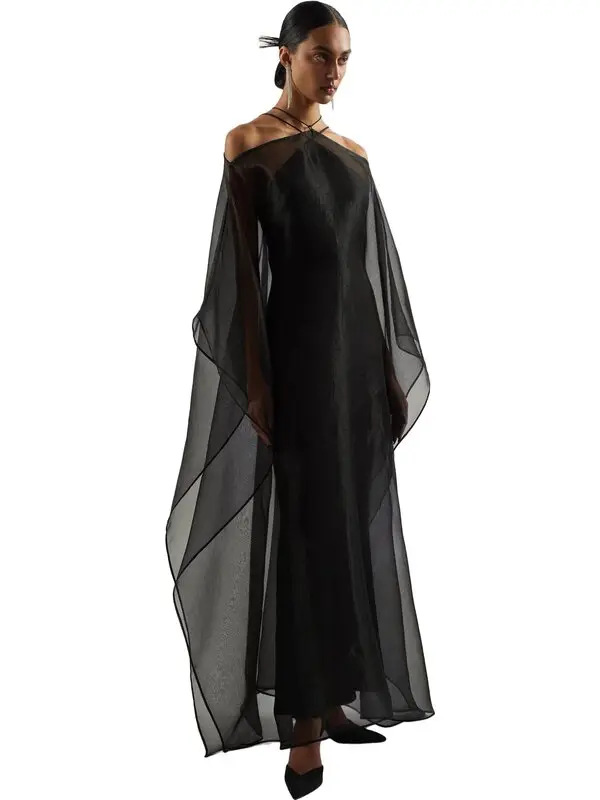 TALLER MARMO Sza Sza Fantasma Kaftan - Black