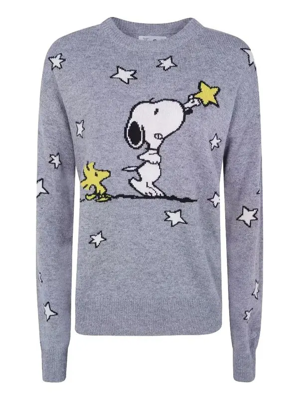 MC2 SAINT BARTH Peanuts Star-intarsia Sweater - Grey