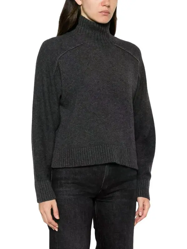 Antonelli Firenze Tirolo High-neck Raglan-sleeve Sweater - Grey
