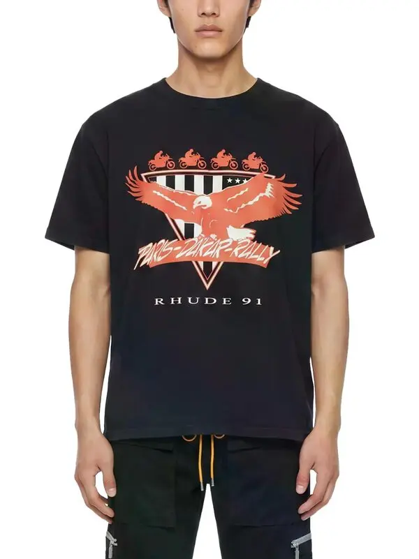 Rhude Graphic-print T-shirt - Black