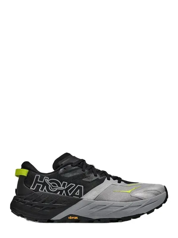 HOKA® Speedgoat 7 Lace-up Low-top Trail Running Sneakers - Black