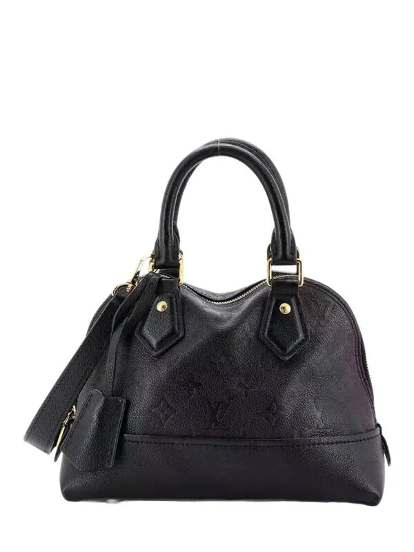 LOUIS VUITTON Neo Alma Handbag Monogram Empreinte Leather Bb Satchel - Black