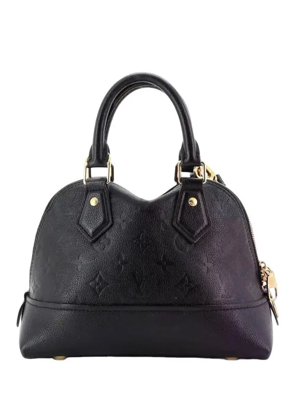 LOUIS VUITTON Neo Alma Handbag Monogram Empreinte Leather Bb Satchel - Black