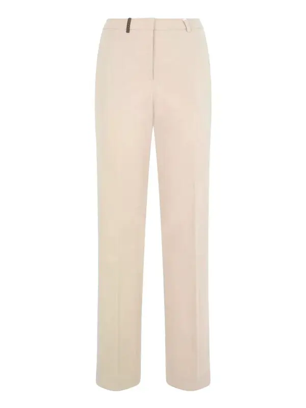 Peserico Straight-leg Tailored Trousers - Neutrals