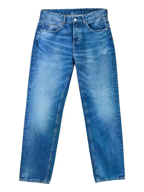 Karl Lagerfeld Logo-patch Straight-leg Jeans - Blue