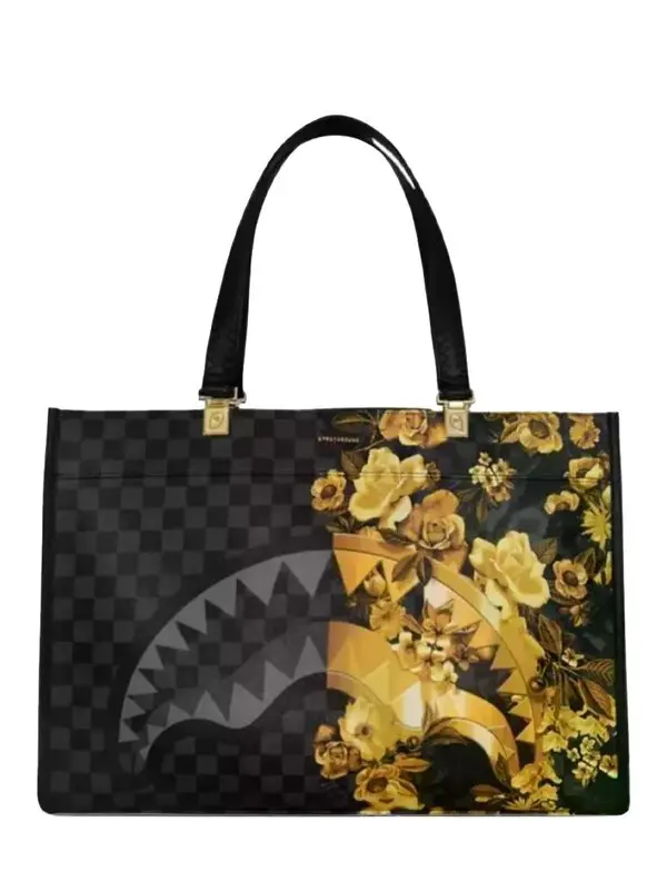 SPRAYGROUND Billionaire Bloom Tortuga Tote Bag - Black