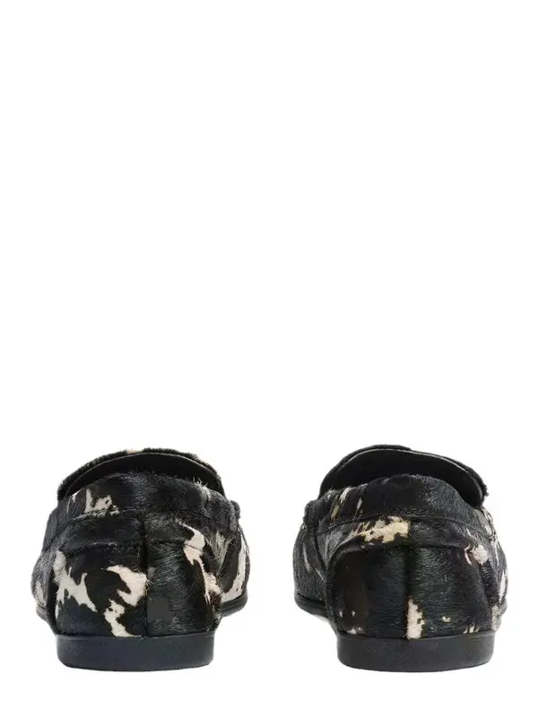 Ash Jasper Calf-hair Loafers - Black