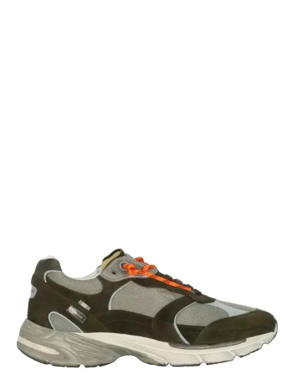 CRIME LONDON Fugitive 9404 Panelled Low-top Sneakers - Green