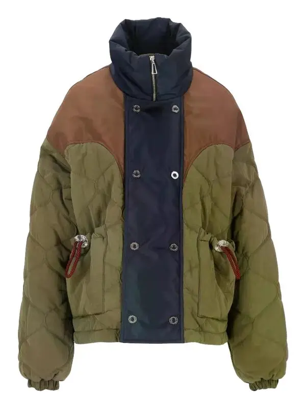 MARBELL Kate Quilted Puffer Jacket - Green