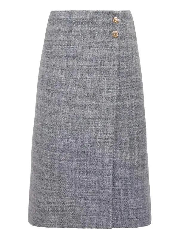 Cara Cara Luca A-line Midi Skirt - Grey