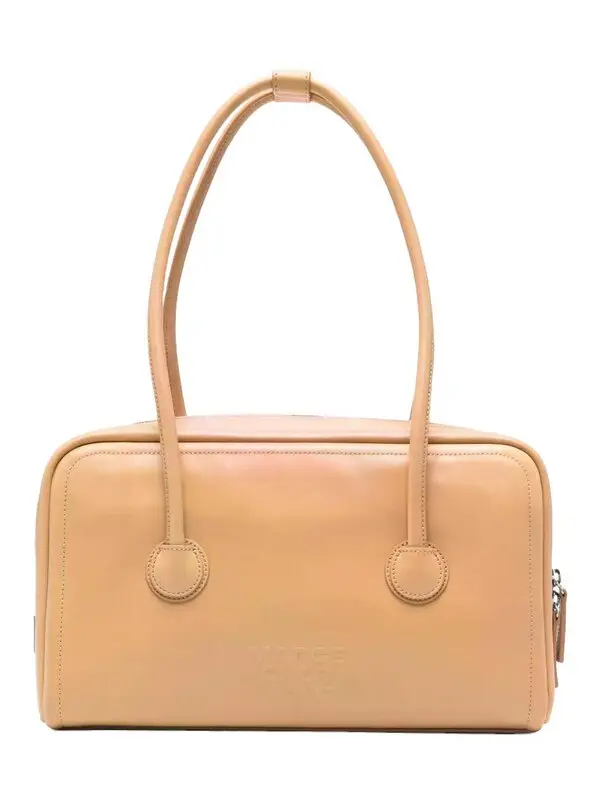 MARGESHERWOOD Logo-embossed Leather Tote Bag - Neutrals