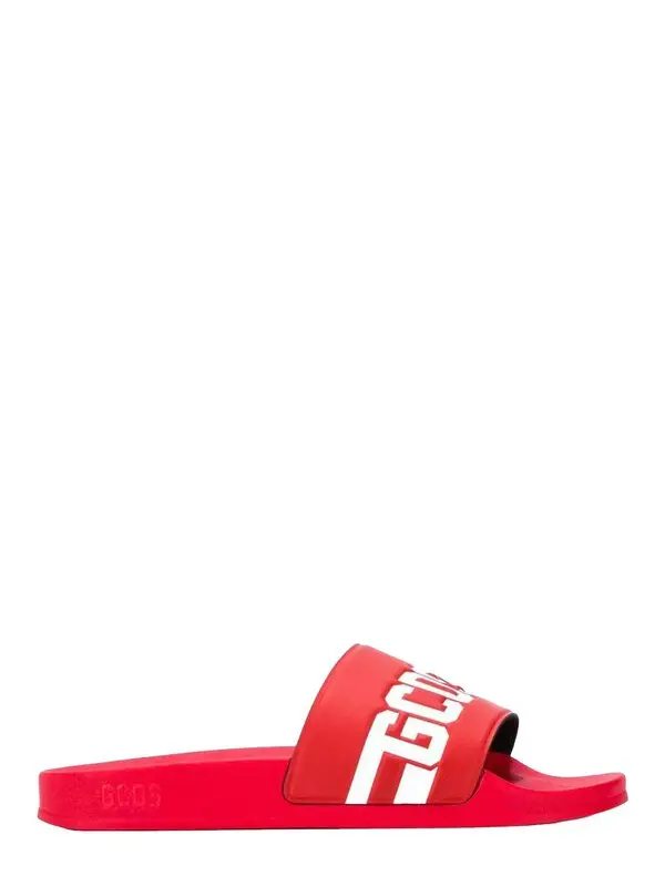 Gcds Logo Strap Slides - Red