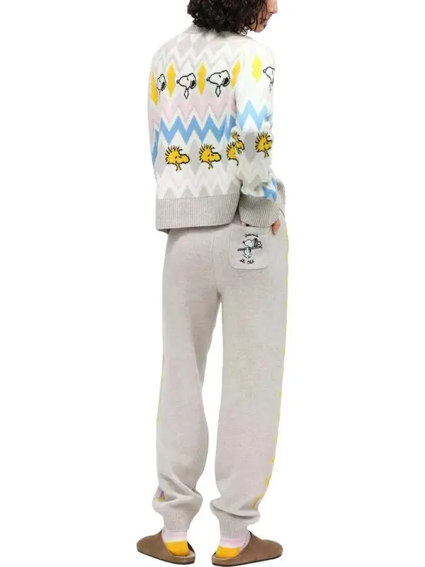 Chinti & Parker Snoopy Ski Track Pants - Grey