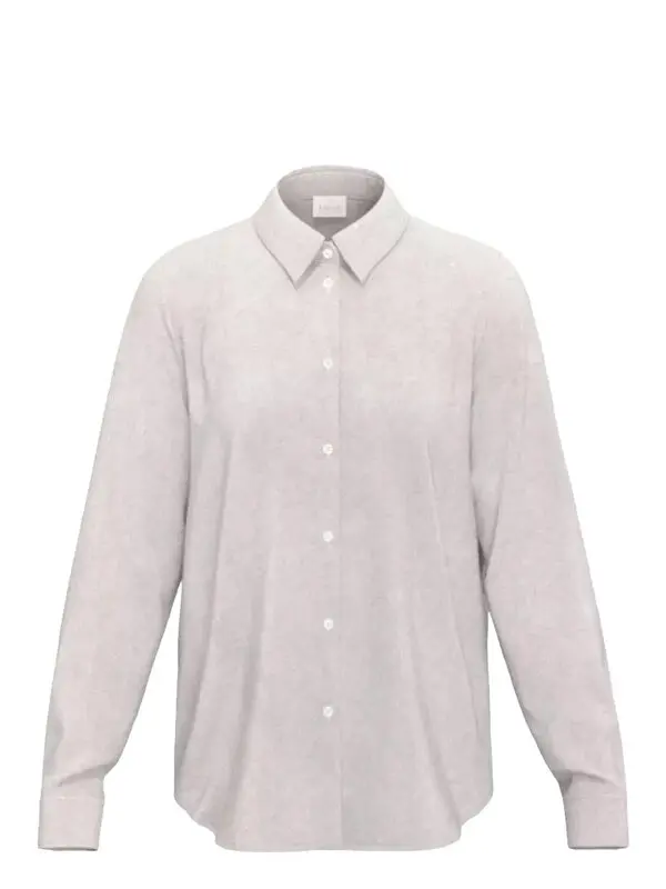 Marella Button-up Long-sleeve Shirt - Neutrals