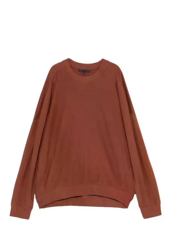 Tibi Light Weight Sweatshirting Sweater - Red