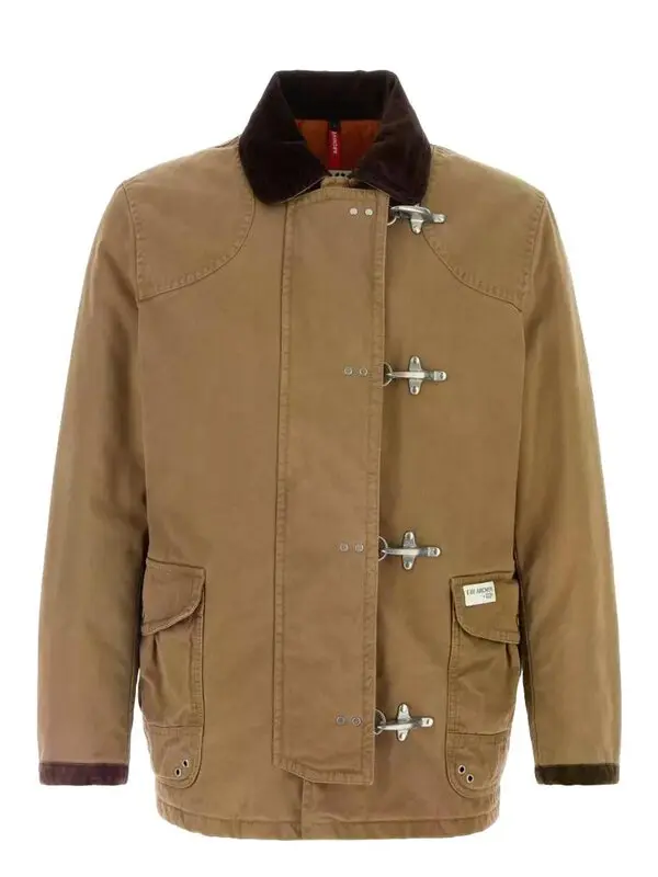 FAY 4 Ganci Cotton Lobster-claw Jacket - Neutrals
