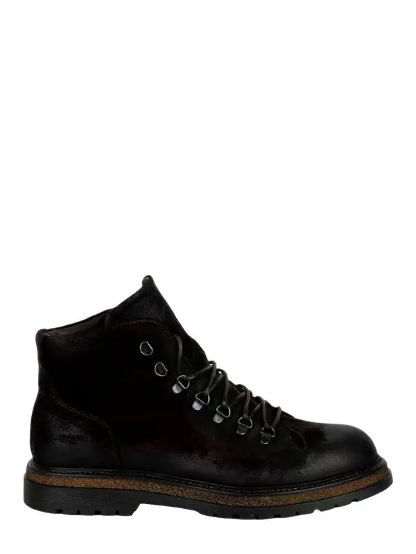 FRANCO FEDELE Lace-up Ankle Boots - Brown