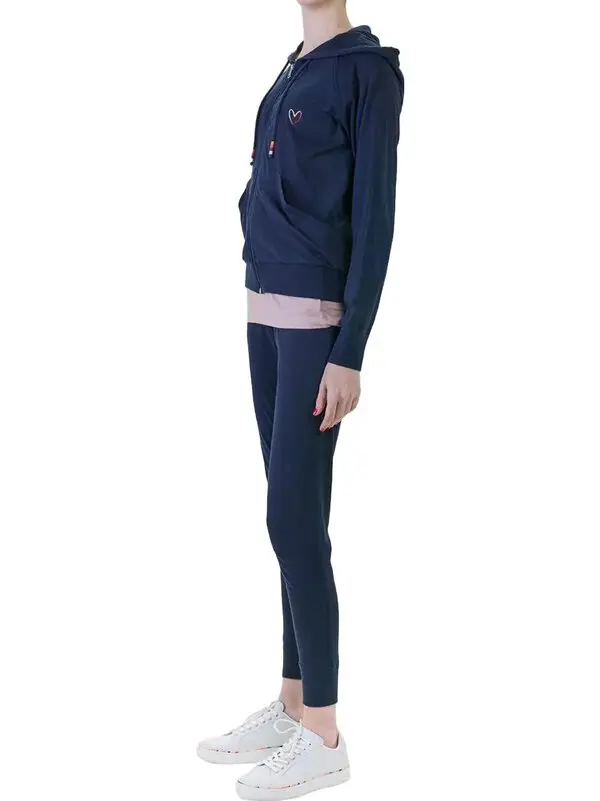 Paul Smith Swirl Heart Hoodie - Blue