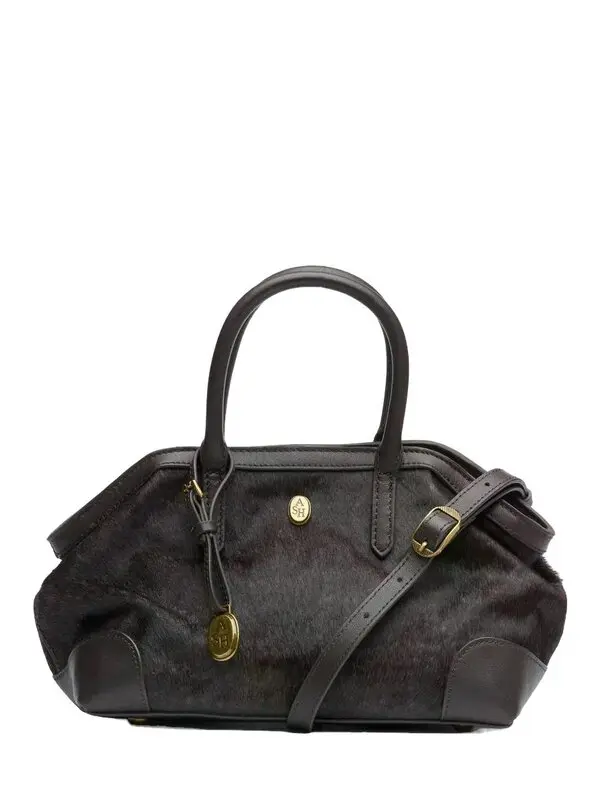 Ash Josephine Calf Hair-panelled Tote Bag - Brown