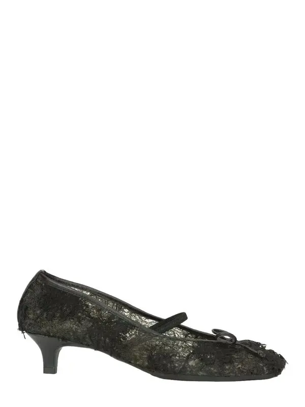 Ash Elodie Lace Pumps - Black