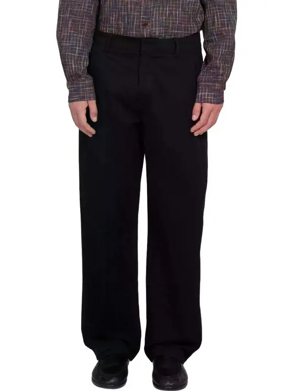 MINIMUM Julian Wide-leg Trousers - Black