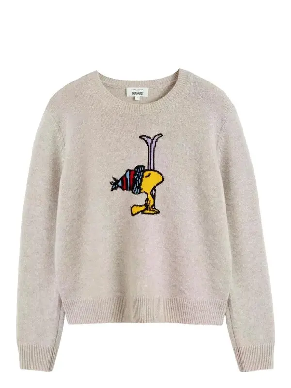 Chinti & Parker Woodstock Intarsia-knit Sweater - Neutrals
