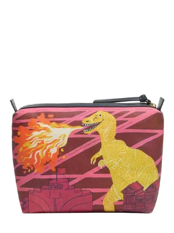 INOUI EDITIONS City Tasca Vegas Graphic-print Makeup Bag - Red