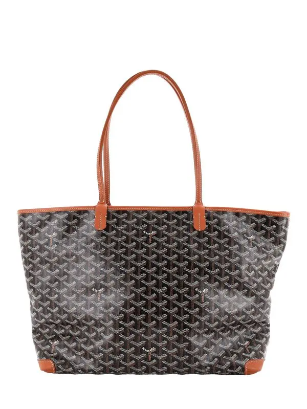 Goyard Artois Tote Coated Canvas Mm - Brown