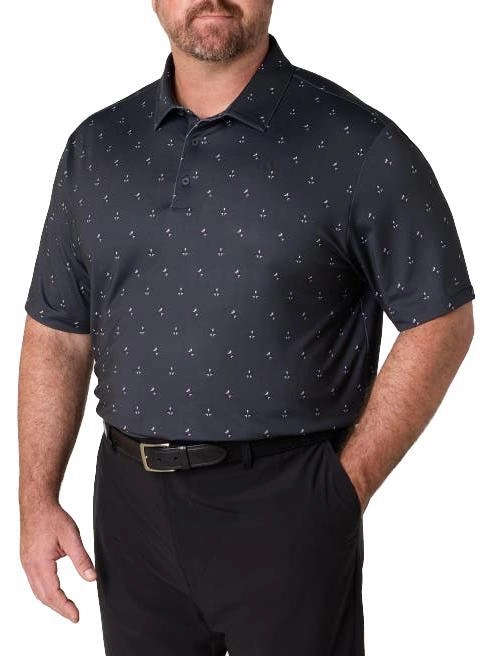 Adidas Big & Tall Ultimate 365 Polo Shirt V2 - Black