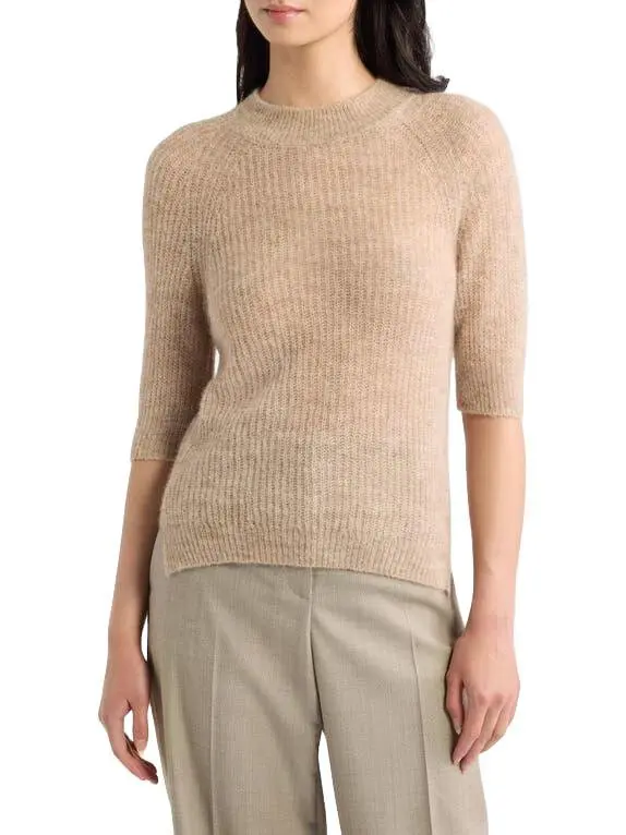 BOSS Alpaca Blend Crewneck Sweater - Nomad