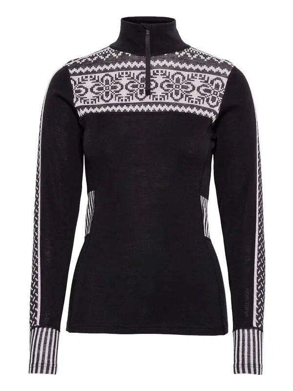 Kari Traa Ines 1/2-zip Baselayer Top - Black