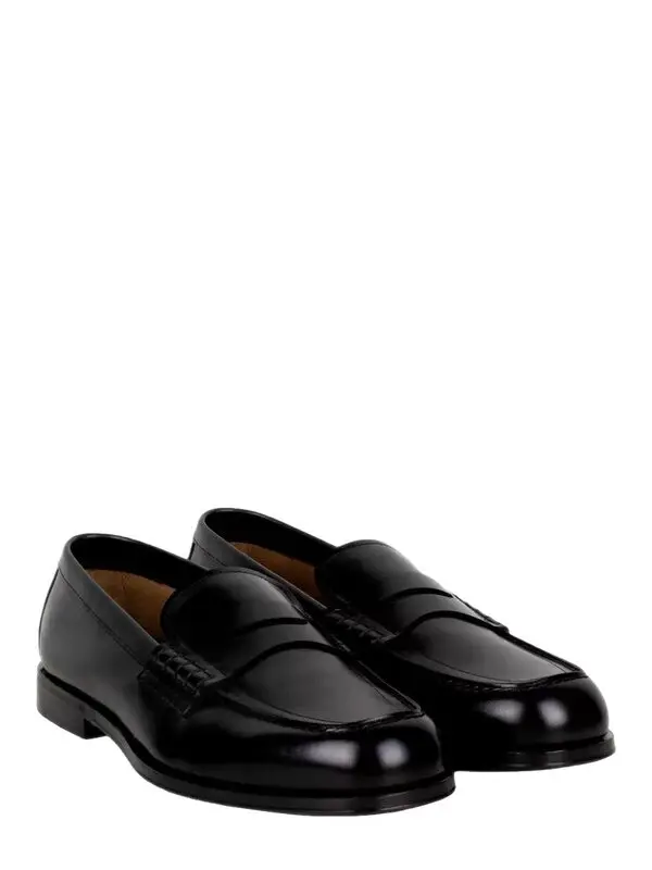 HENDERSON BARACCO Leather Loafers - Black
