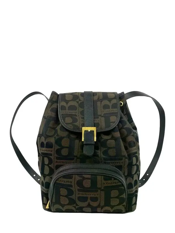 Burberry 20th Century Vintage Monogram Backpack - Brown