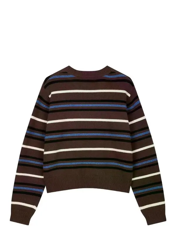 STUDIO TOMBOY Striped Sweater - Brown