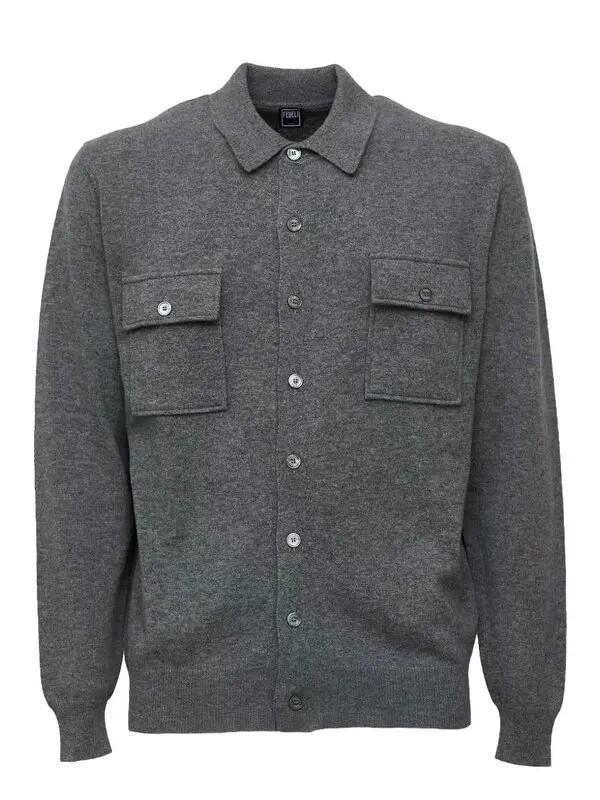 Fedeli Logan Cardigan - Grey