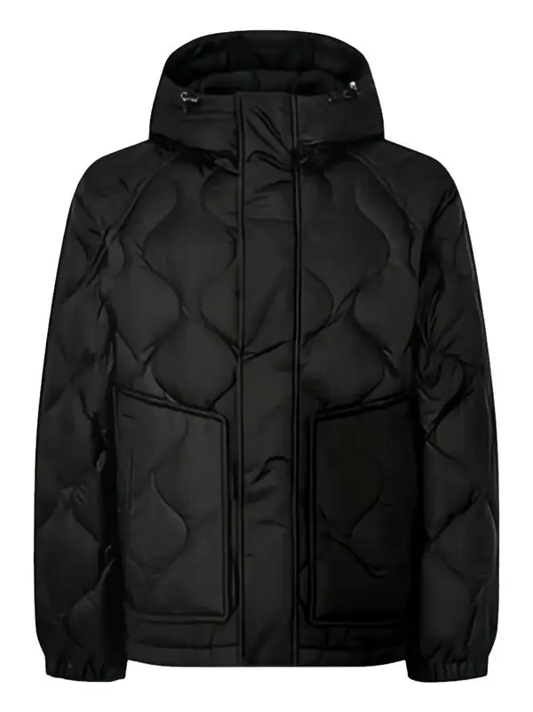 STUDIO TOMBOY Quilted Hooded Jacket - Black