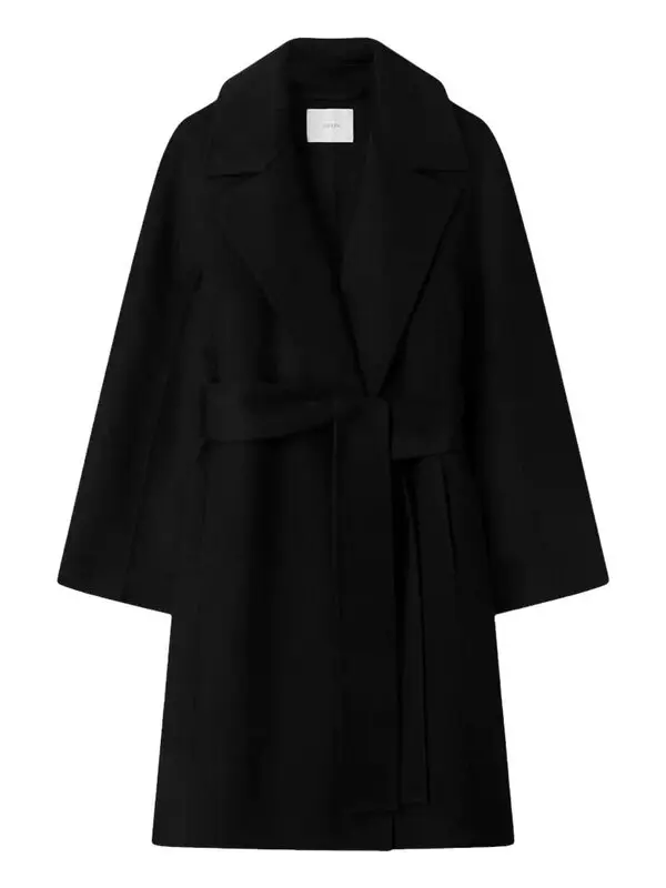 JOSEPH Costana Belted Coat - Black