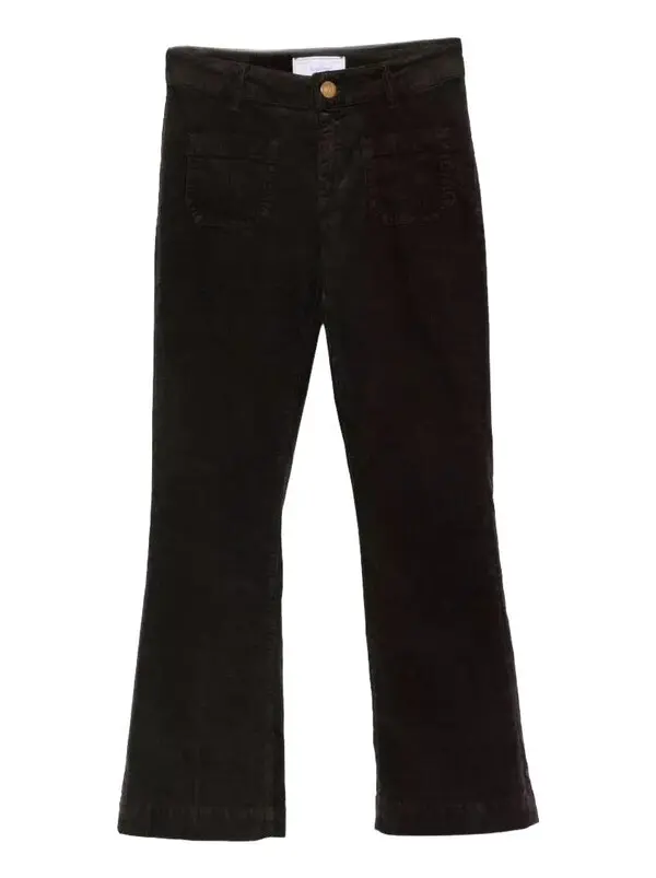 Seafarer Corduroy Flared Jeans - Brown