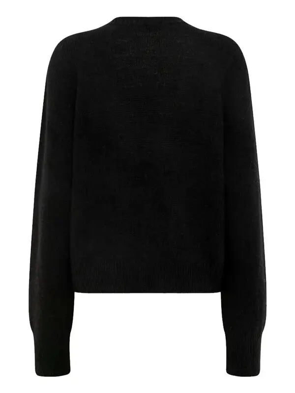 LANEUS Button-up Patch-pocket Cardigan - Black