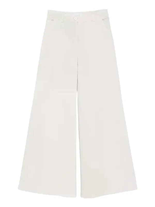 VIA MASINI 80 Wide-leg Trousers - Grey