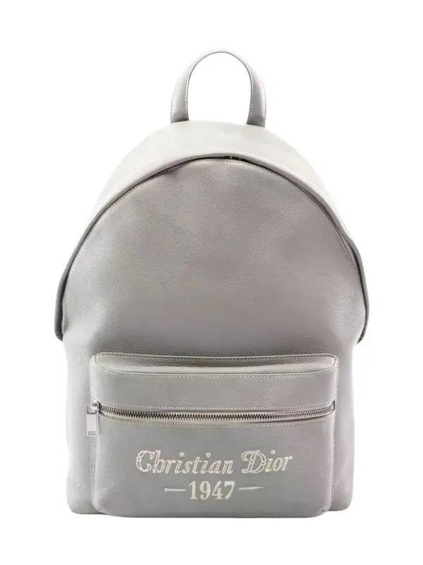 Dior 2020-2026 Leather Rider Backpack - Grey